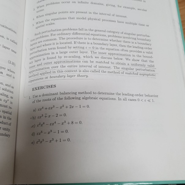 Solved occur on infinite domains, Eiving for example, | Chegg.com