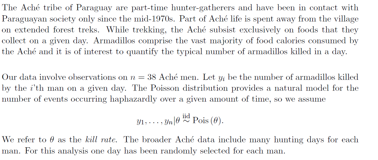 The Aché tribe of Paraguay are part-time | Chegg.com