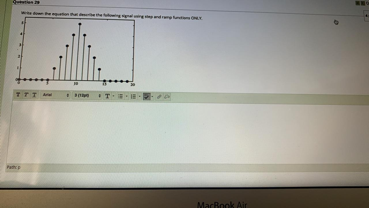 Solved Question 29 Write down the equation that describe the | Chegg.com