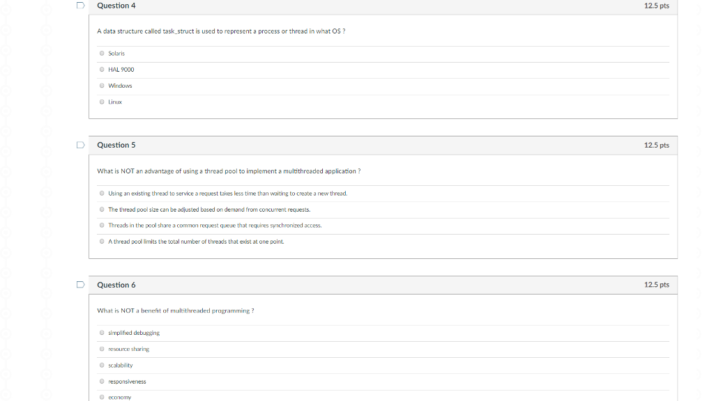 Solved D Question 4 12 5 Pts A Data Structure Called