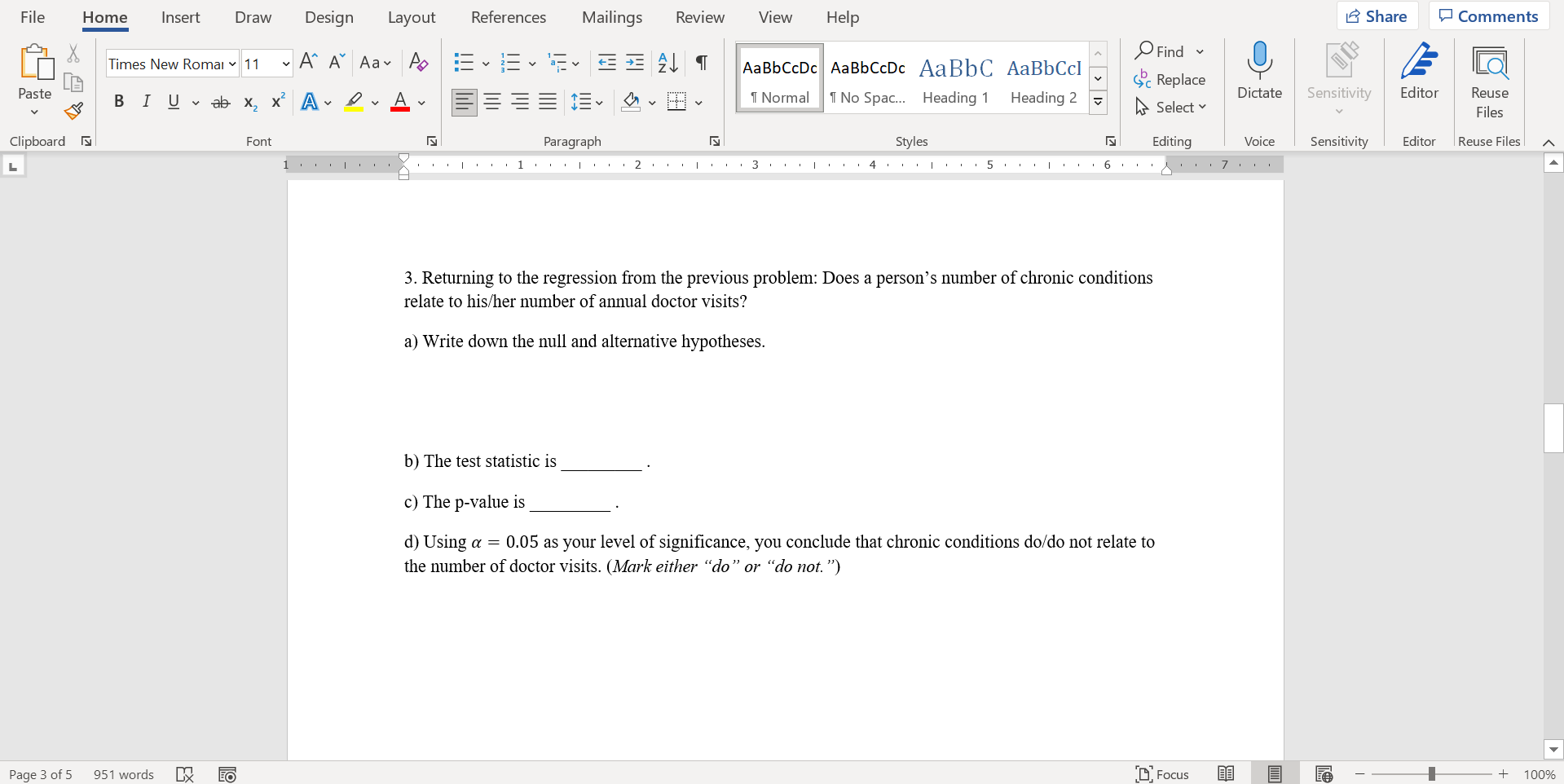 Solved File Home Insert Draw Design Layout References | Chegg.com