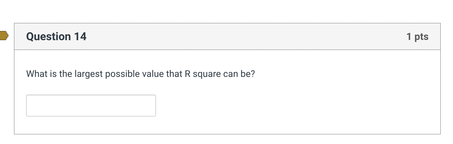 Solved SUMMARY OUTPUTWhat is the largest possible value that | Chegg.com