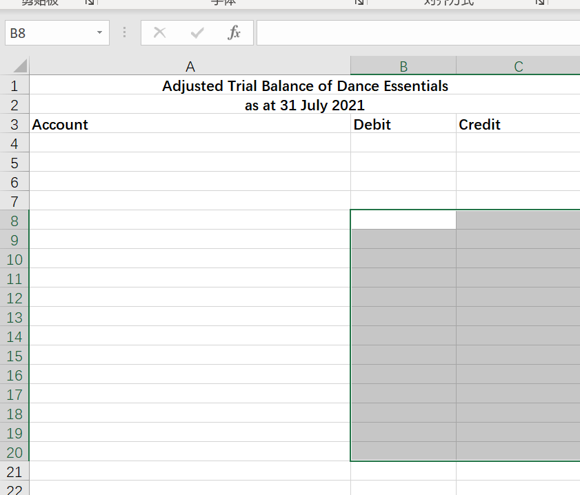 Solved Srdx Is B8 X Fx С А B Adjusted Trial Balance Of