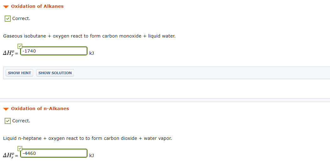 Solved Problem 9.7 Heats of Reaction Use tabulated heats of | Chegg.com
