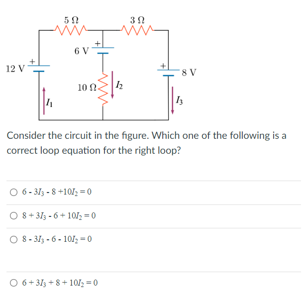 Solved Consider the circuit in the figure. Which one of the | Chegg.com