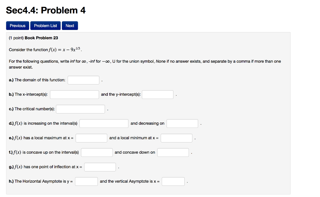 Solved Sec4.4: Problem 4 Previous Problem List Next (1 | Chegg.com