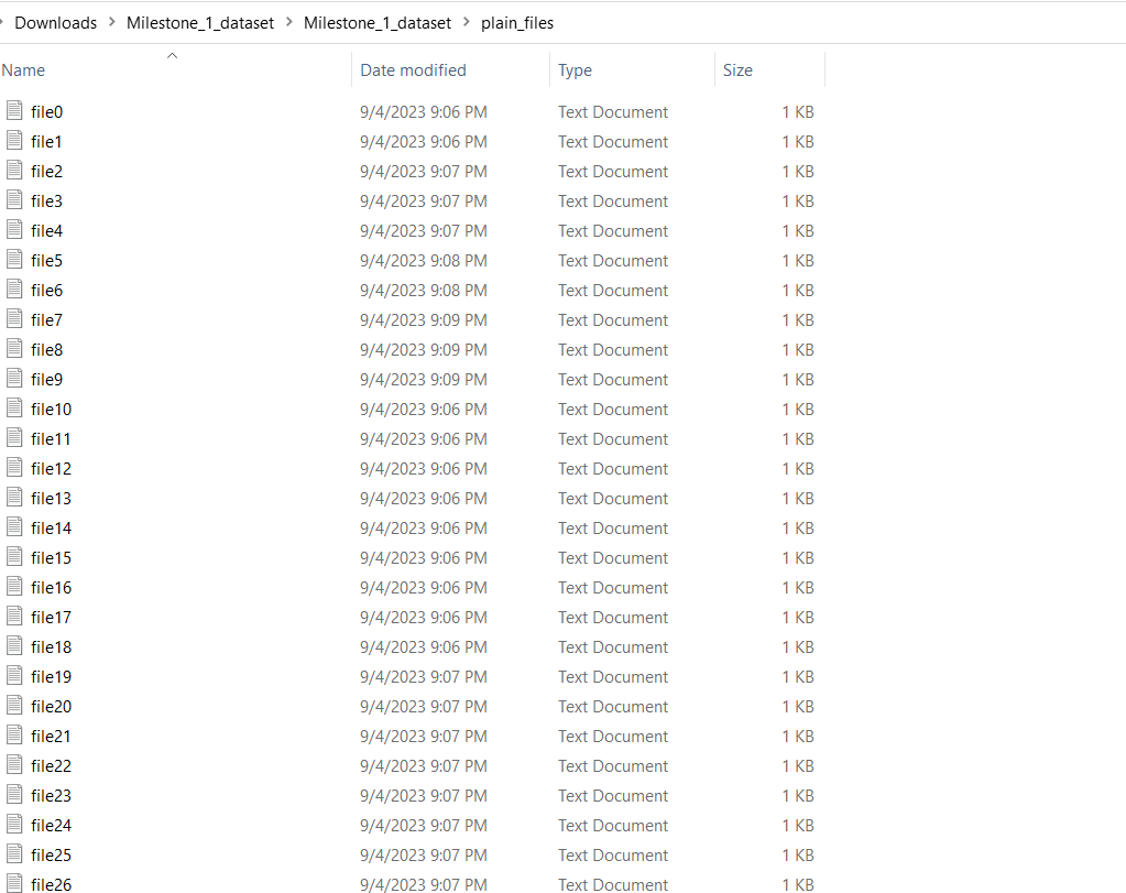 Solved Given a collection of unencrypted plain-text files, | Chegg.com