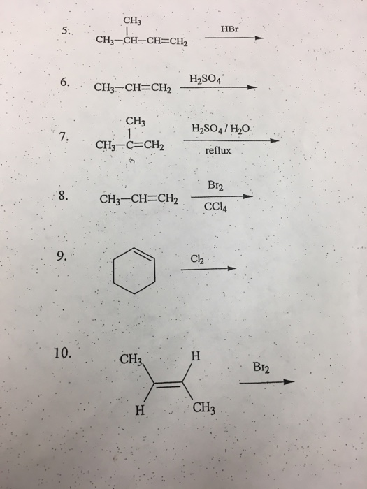 Solved CH3 HBr CH CH-CH=CH2 H2SO4 CH3 CH CH2 CH3 H2SO4/ H2O | Chegg.com