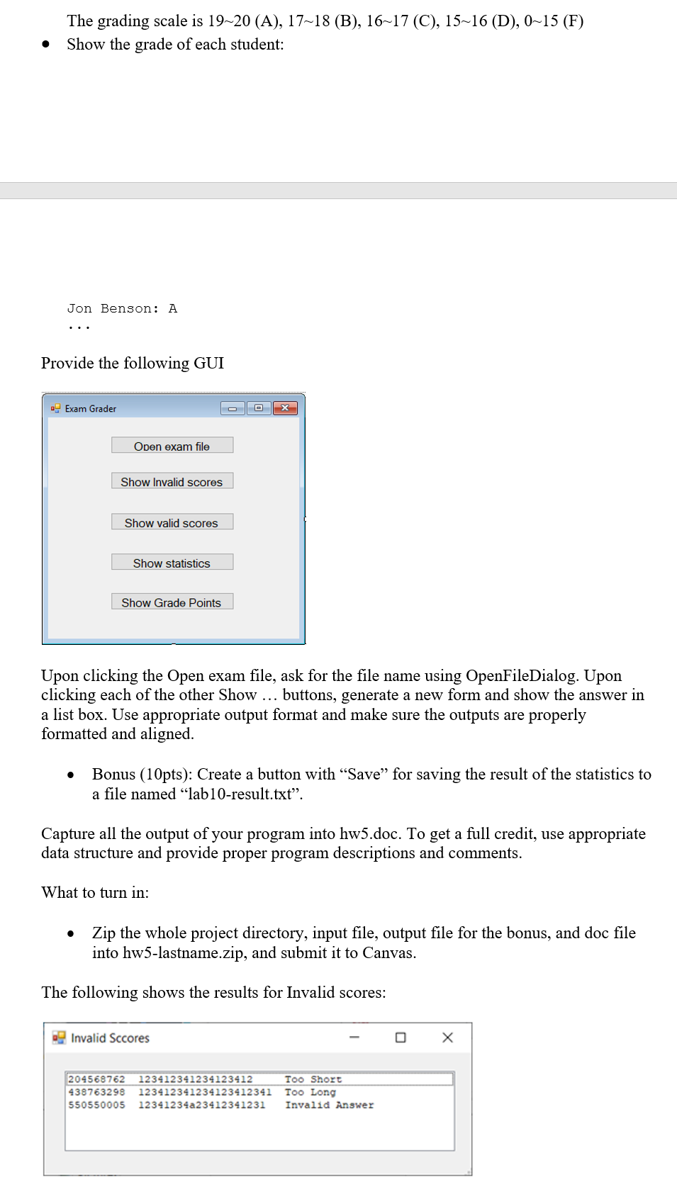 Solved Write a program to grade multiple-choice exam. The | Chegg.com
