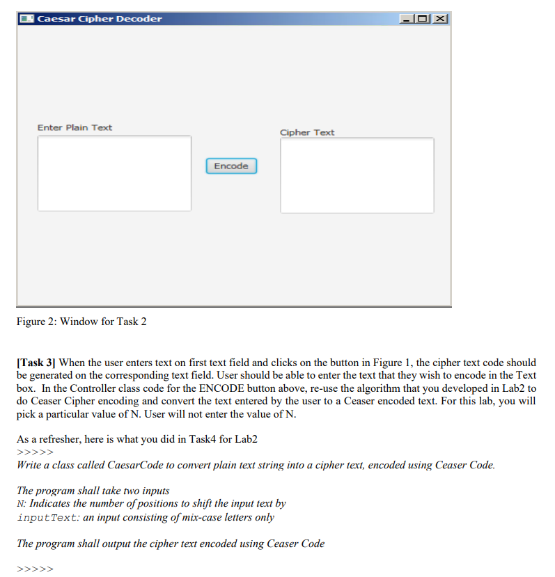 Solved Caesar Cipher Decoder Enter Plain Text Cipher Text | Chegg.com