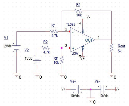 Solved Design and simulate using PSpice or Multisim a | Chegg.com