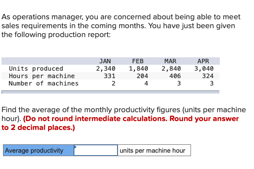 Solved As operations manager, you are concerned about being | Chegg.com