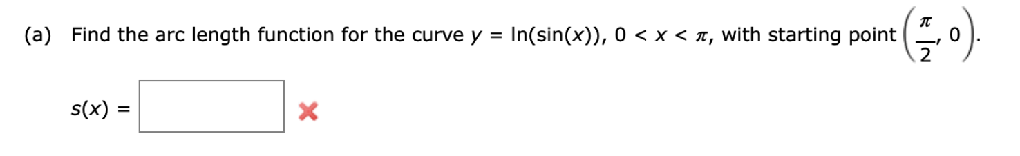Solved (a) Find the arc length function for the curve | Chegg.com