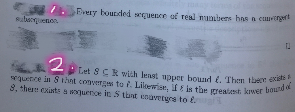 Solved Every bounded sequence of real numbers has a | Chegg.com