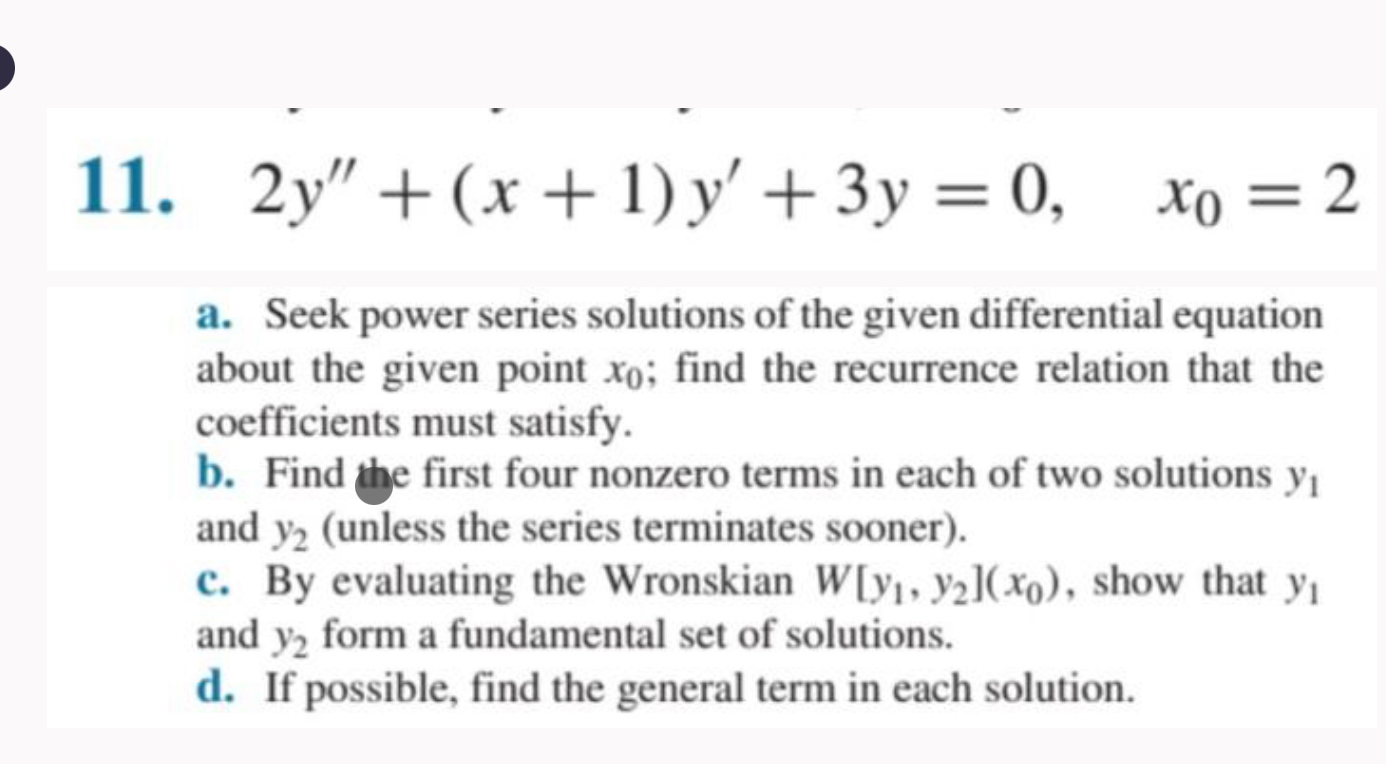 Solved PLEASE SOLVE EXPLAINING EVERY STEPa. ﻿Seek power | Chegg.com