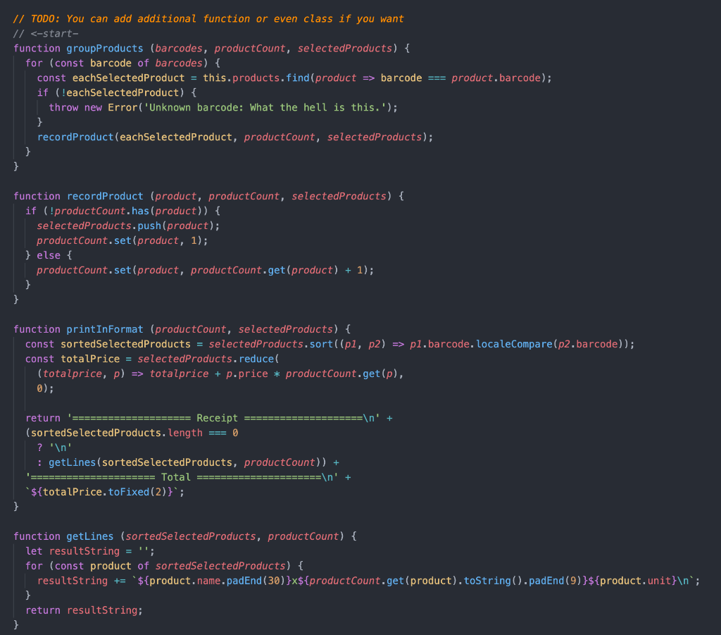 Refactor my Javascript code to reduce cognitive | Chegg.com