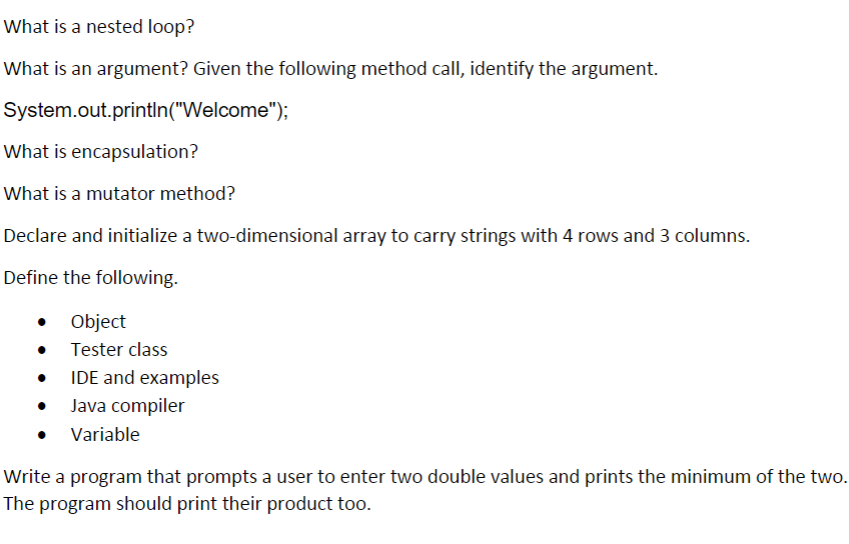 Solved I would be grateful if you could answer these, in | Chegg.com