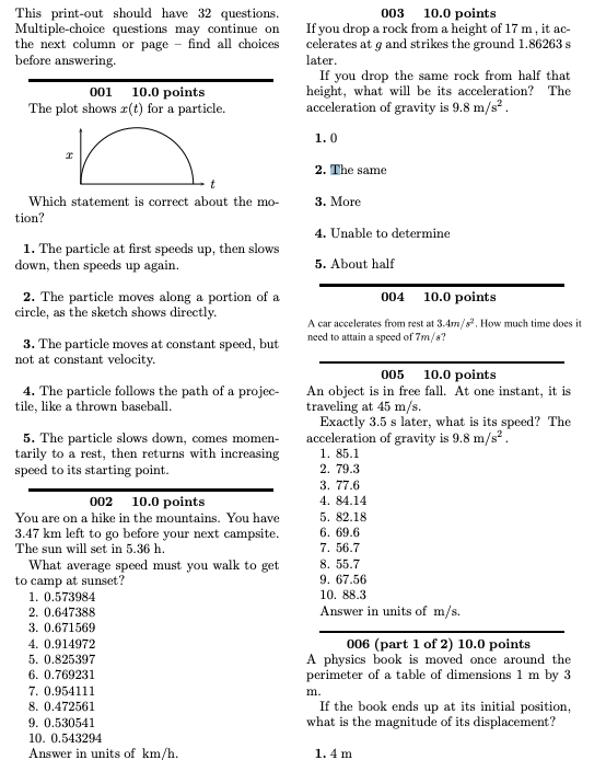 Solved This print-out should have 32 questions. | Chegg.com