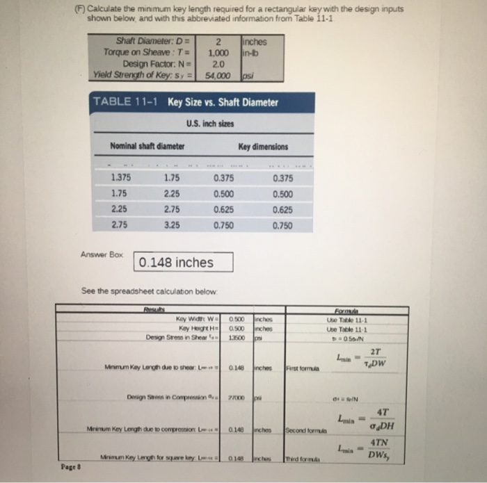 Solved (F) Calculate the minimum key length required for a | Chegg.com