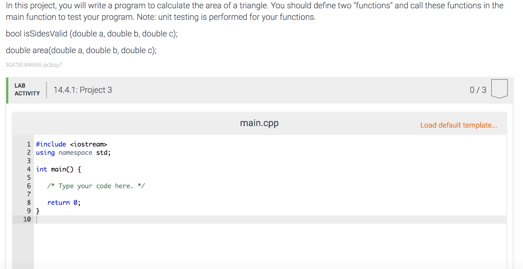 Solved In this project, you will write a program to | Chegg.com