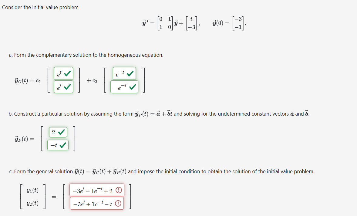 Solved Consider the initial value | Chegg.com