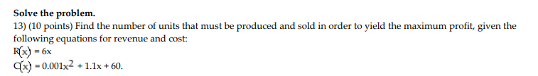 Solved Solve the problem. 13) (10 points) Find the number of | Chegg.com