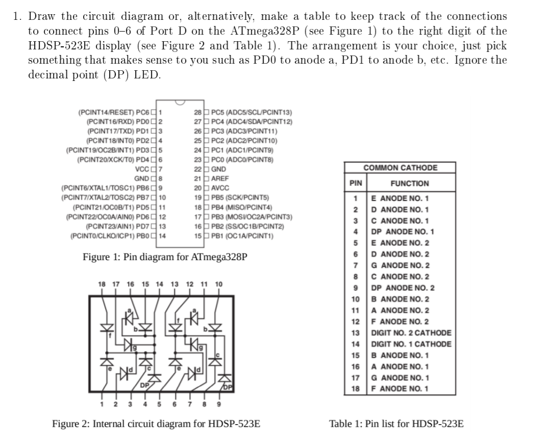 1. Draw the circuit diagram or, alternatively, make a | Chegg.com