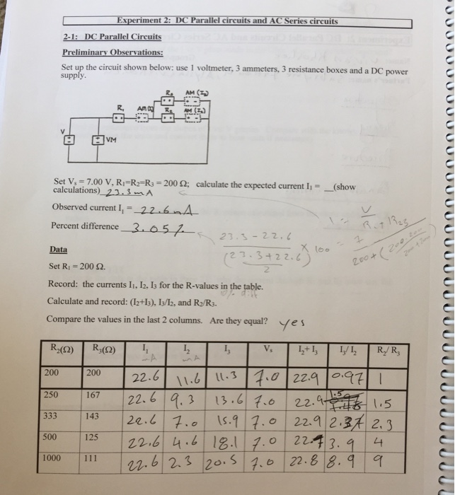 Solved This is my physics lab experiment and questions. | Chegg.com