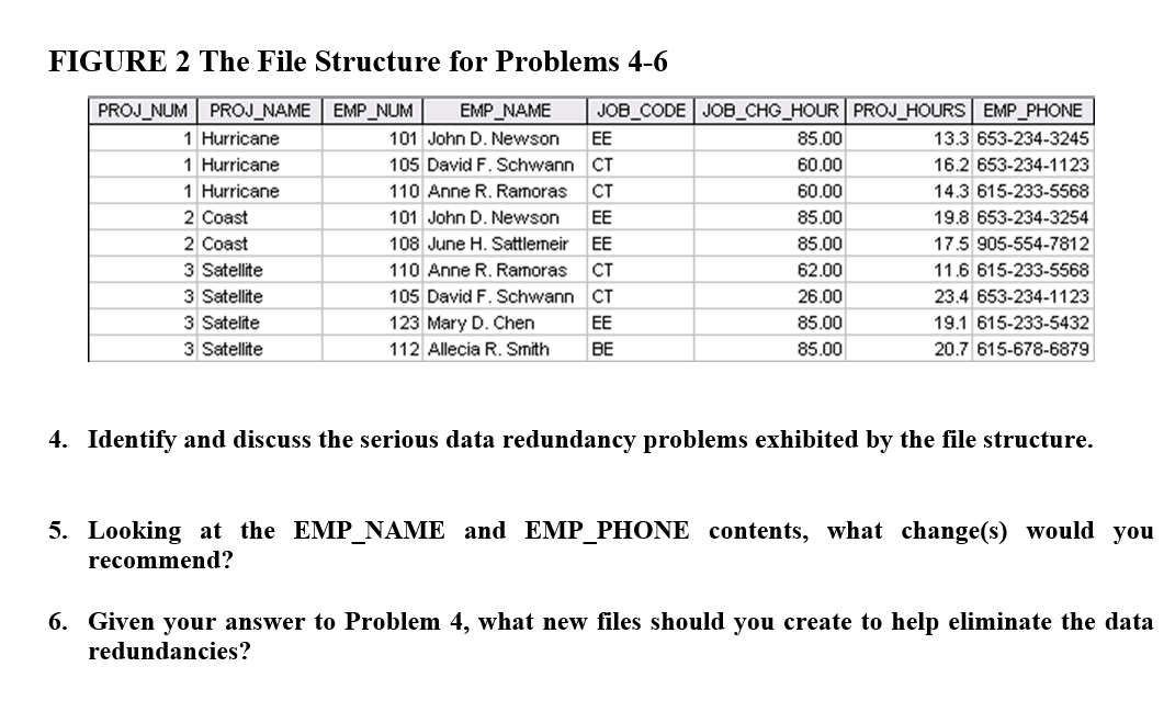 Solved Identify and discuss the serious data redundancy | Chegg.com