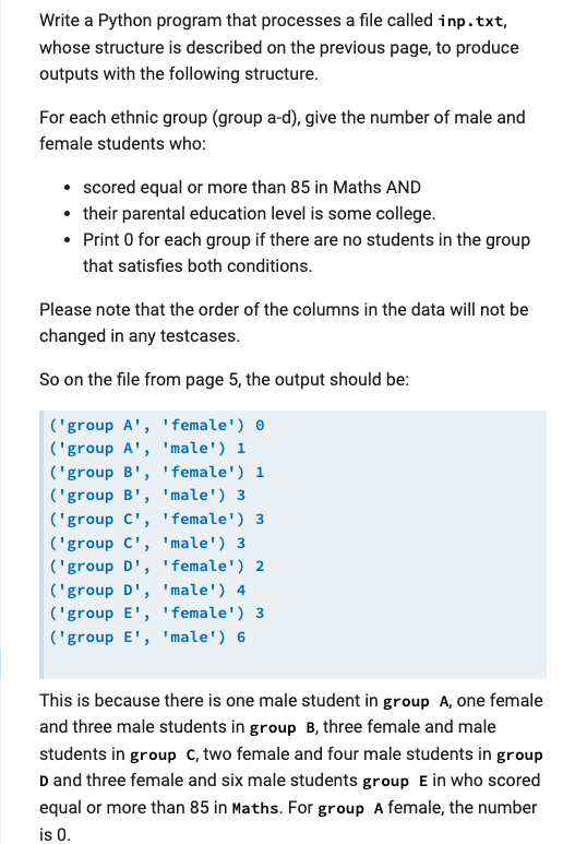 Solved a inp.txt > program.py + | Chegg.com