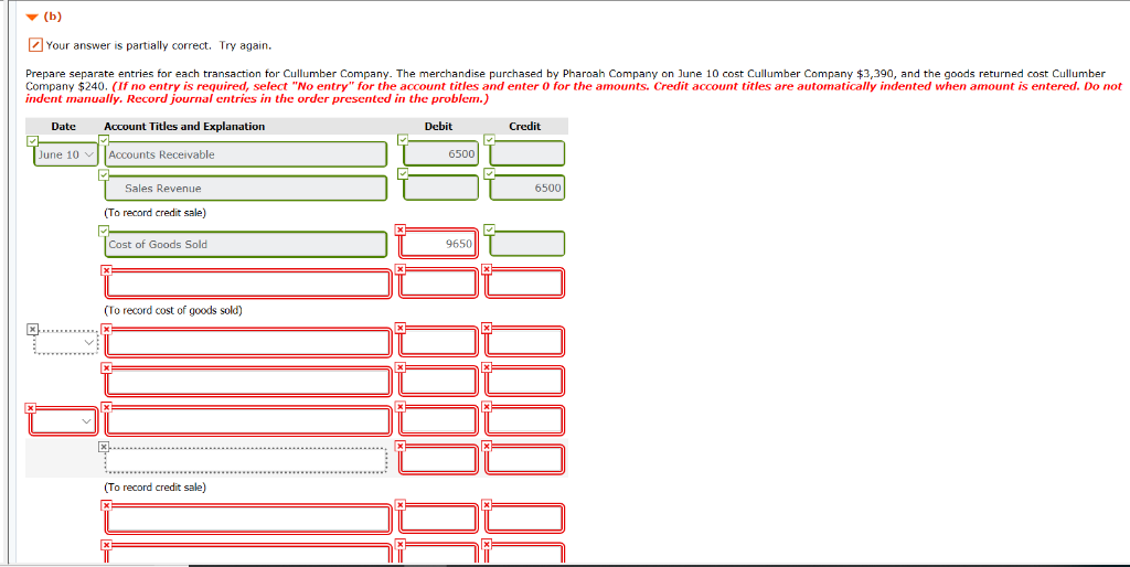 Solved Exercise 5-4 (Part Level Submission) On June 10, | Chegg.com