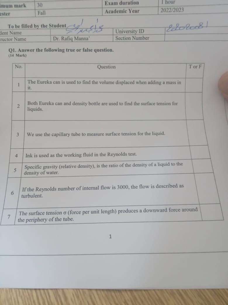 Solved Q1. Answer the following true or false question. (14 | Chegg.com Solved Q1. Answer the following true or false question. (14 | Chegg.com