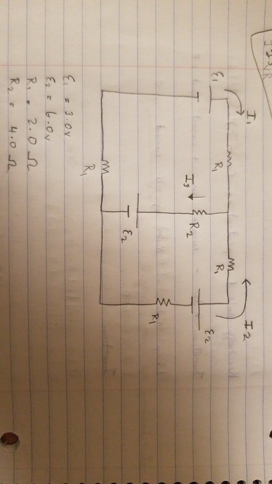 Solved use kirchhoff's rules to solve for I1, I2 and I3 | Chegg.com Solved use kirchhoff's rules to solve for I1, I2 and I3 | Chegg.com