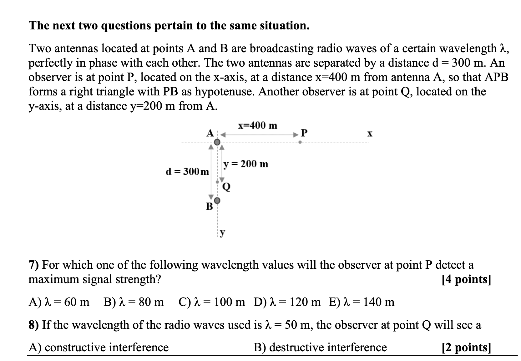 Solved The next two questions pertain to the same situation. | Chegg.com