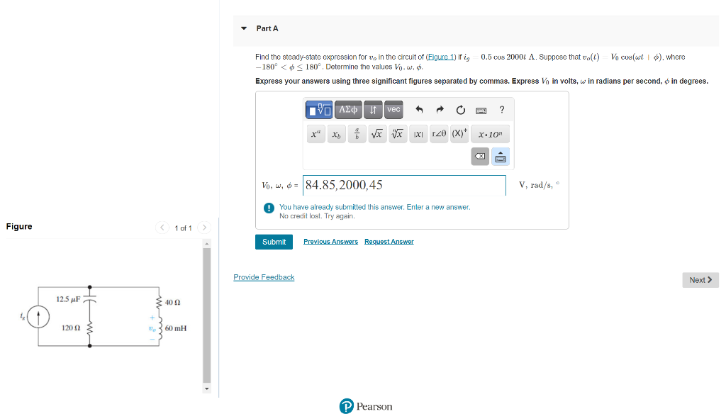 Solved Find the steady-state expression for v0 in the | Chegg.com