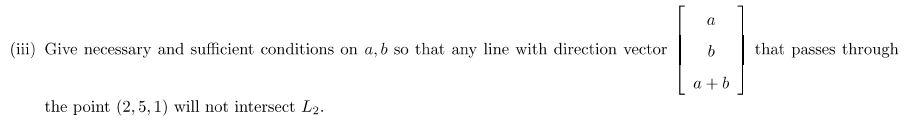 Solved Question 19(6+4+4) Line L1 is defined by | Chegg.com