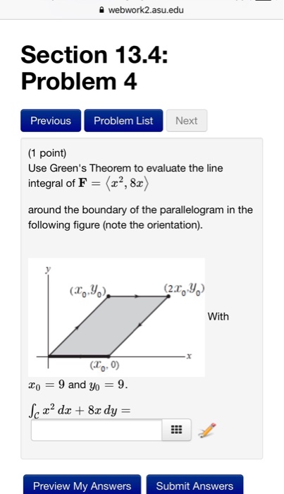 Solved Use Green's Theorem to evaluate the line integral of | Chegg.com