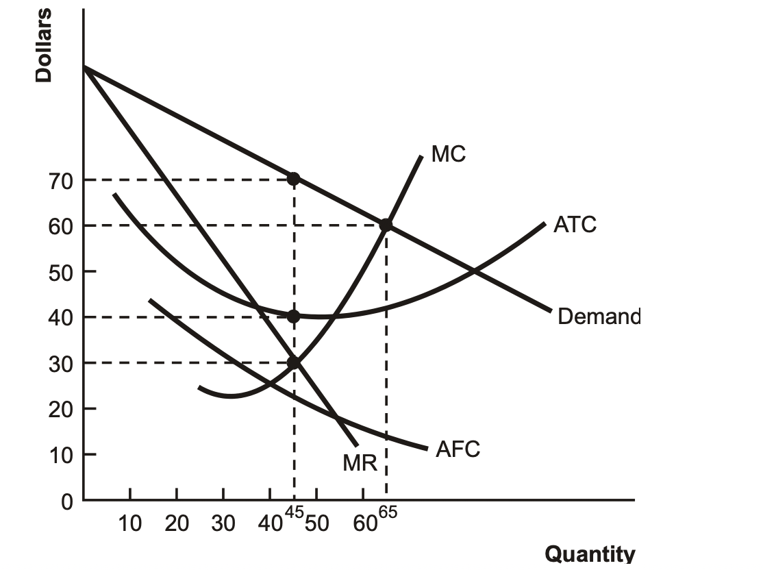 Solved 10. The profit-maximizing level of output | Chegg.com