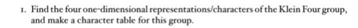 Solved Find the four one-dimensional | Chegg.com