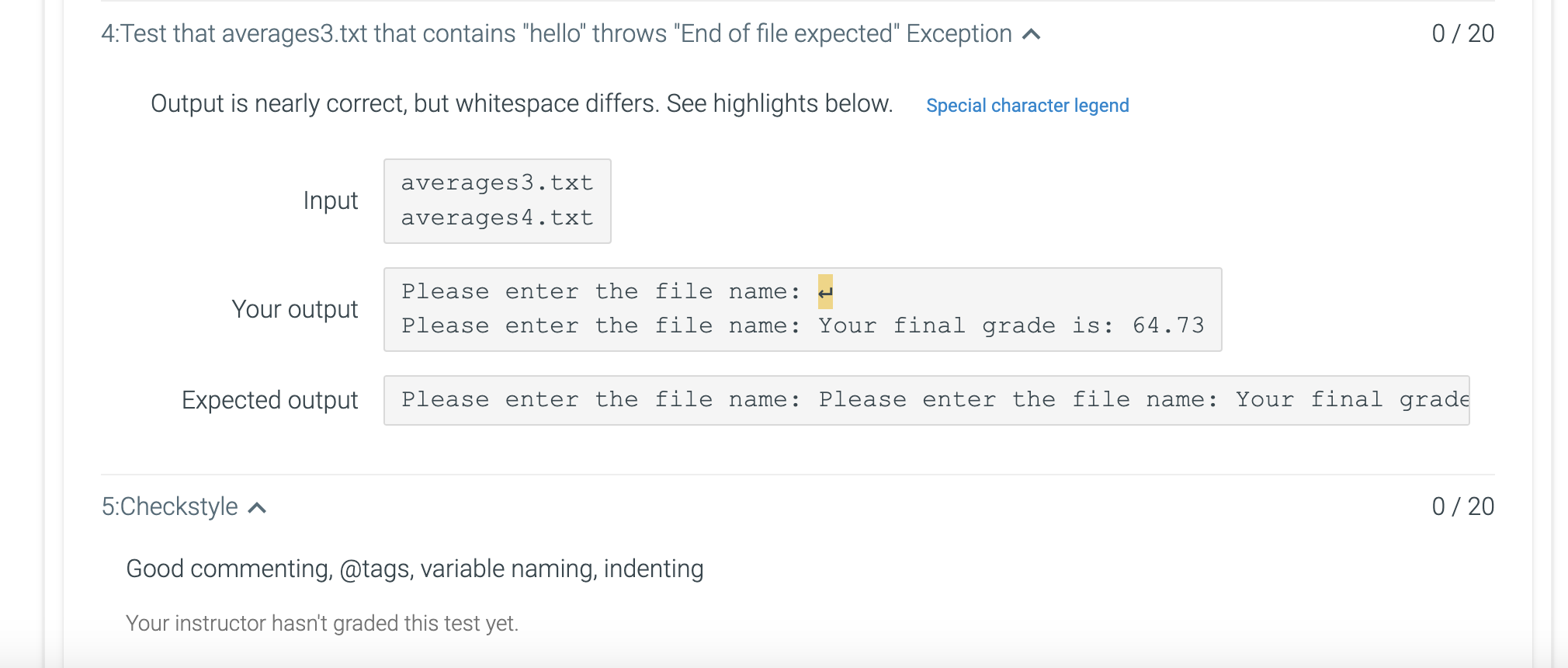 Solved Need help fixing my code everything is in the | Chegg.com