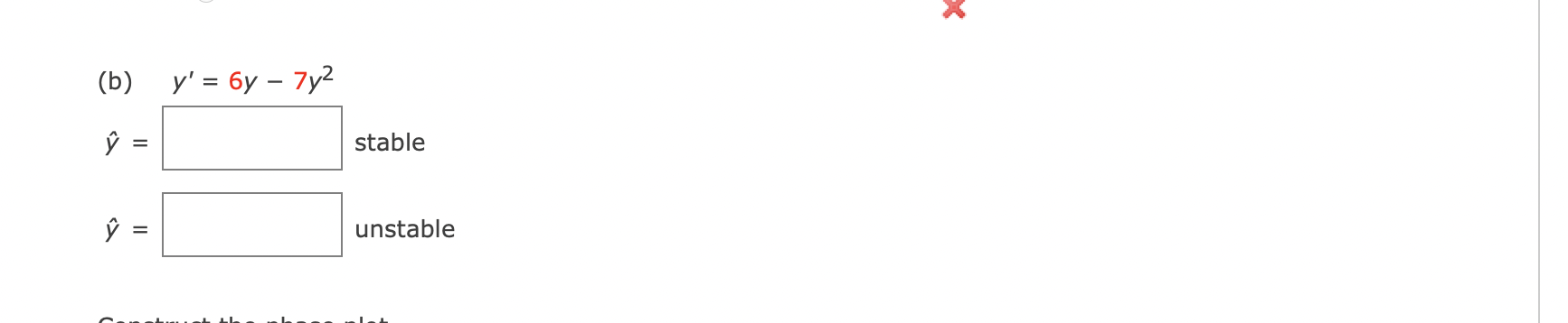 Solved Find all equilibria and use the local stability | Chegg.com