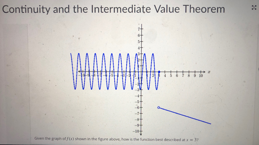 Solved Continuity and the Intermediate Value Theorem 6 2 B4 | Chegg.com