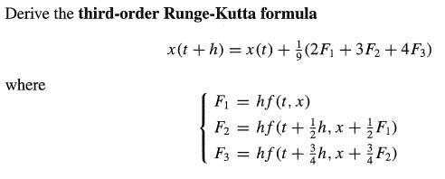 Solved: I Need Help With This Problem On Runge Kutta Metho... | Chegg.com