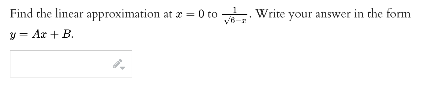 Solved Find the linear approximation at x=0 ﻿to 16-x2. | Chegg.com