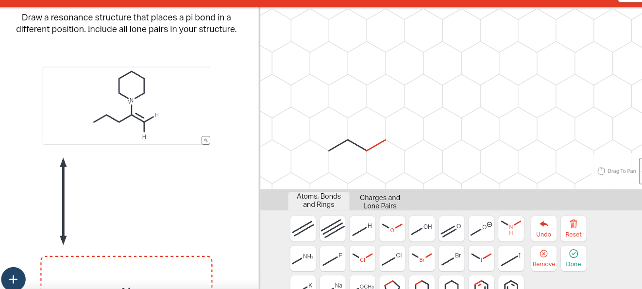 Solved Draw a resonance structure that places a pi bond in a | Chegg.com