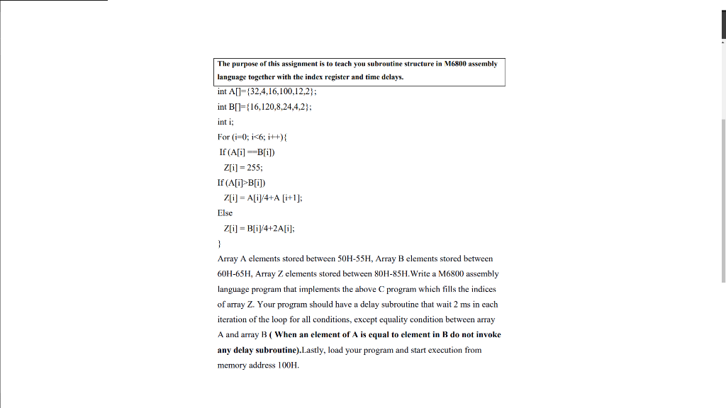 The purpose of this assignment is to teach you | Chegg.com