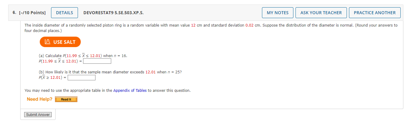 Solved −/10 Points] DEVORESTAT9 5.SE.503.XP.S. four decimal | Chegg.com