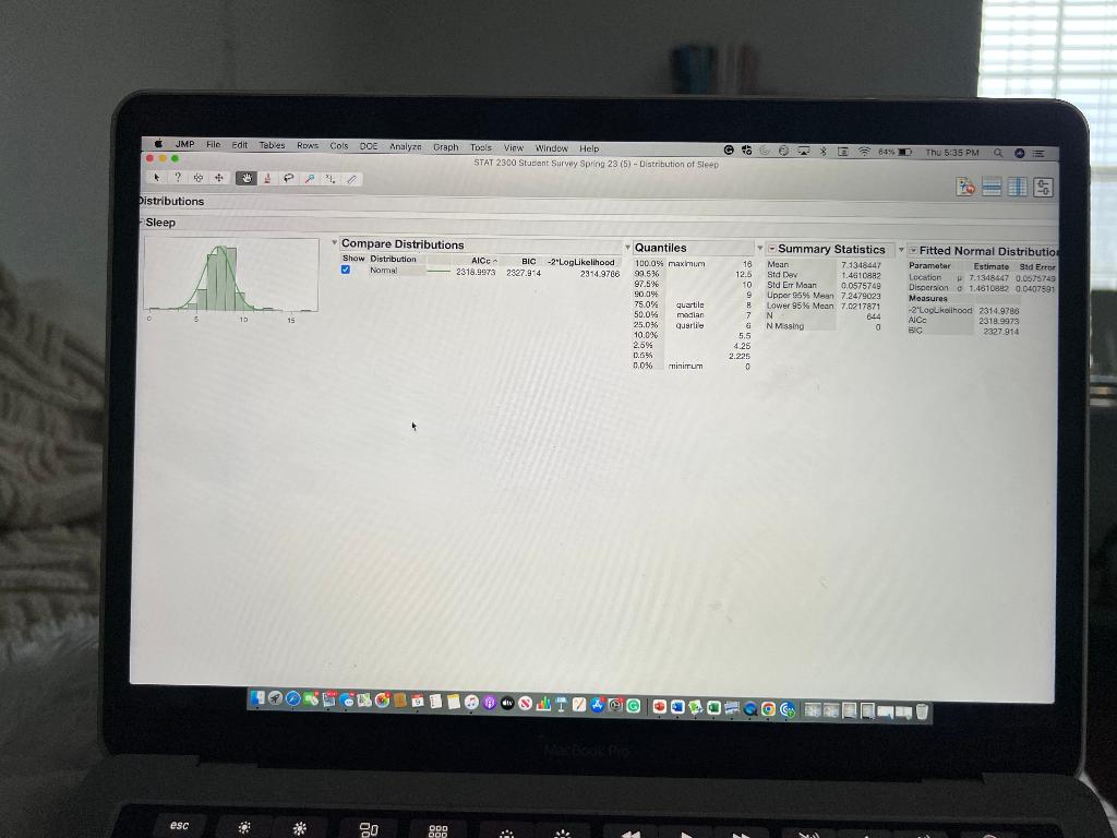 Solved 1-Based on the histogram you created, does the normal | Chegg.com