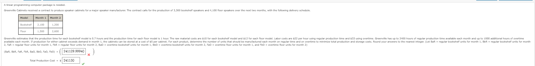 Solved A linear programming computer package is needed. | Chegg.com