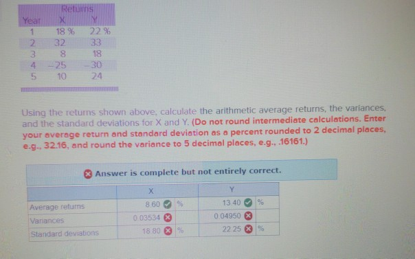 Solved 1 18 % 22 % 2 32 33 18 4 -2530 5 10 24 8 4 25 Using | Chegg.com